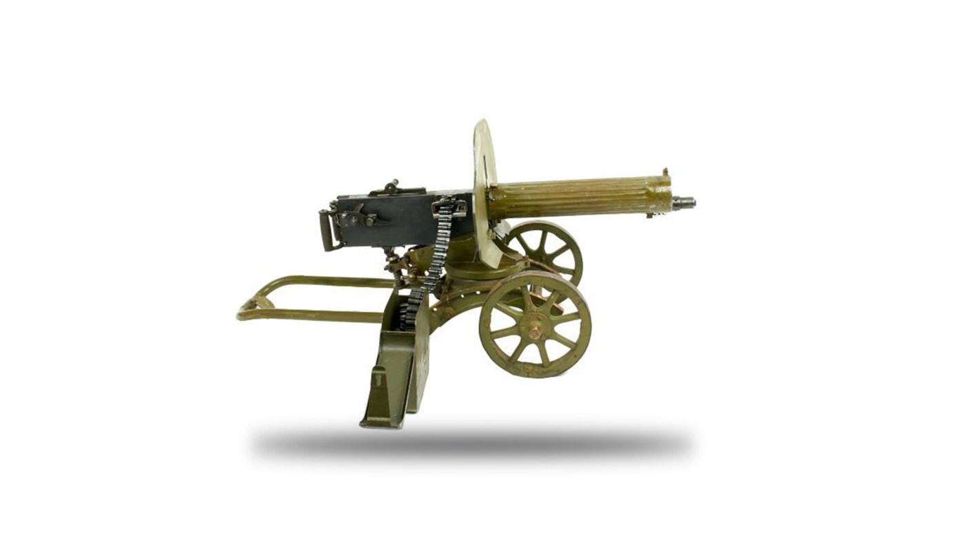 Shoot The Maxim M1910 Machine Gun | Battlefield Vegas!